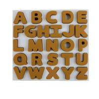 China Letters Alphabet Puzzles For Preschool Food Grade BPA Free Silicone Material for sale