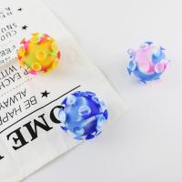 China Multi Colored Baby Silicone Toys Suction Cup Ball For Children Party for sale