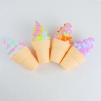 China 3D Colorful Silicone Ice Cream Teether For Baby Stress Relief Psychology for sale