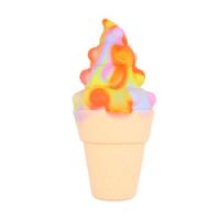 China 3D Colorful Silicone Ice Cream Teether For Baby Stress Relief Psychology for sale