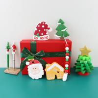 China BPA Free Baby Silicone Toys , Christmas Tree Stacker For Kids Teether for sale
