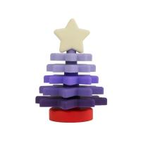 China Christmas Silicone Star Stacker BPA Free Eco Friendly For Child Education for sale