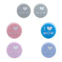 China 27mm Decorative Silicone Teething Bead Odorless Tasteless For Baby Kids for sale