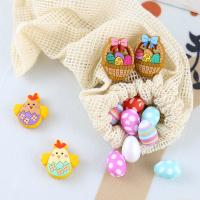 China Food Grade Focal Beads Silicone Chicken Eggs Bunny Shape For Pen Making for sale