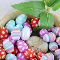 China Food Grade Focal Beads Silicone Chicken Eggs Bunny Shape For Pen Making for sale