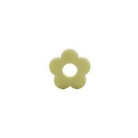 China Flower Holes Silicone Teething Bead 4.5cm For DIY Pacifier Clip Chew Necklace for sale