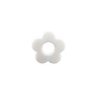 China Flower Holes Silicone Teething Bead 4.5cm For DIY Pacifier Clip Chew Necklace for sale