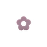 China Flower Holes Silicone Teething Bead 4.5cm For DIY Pacifier Clip Chew Necklace for sale