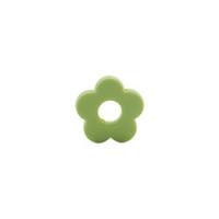 China Flower Holes Silicone Teething Bead 4.5cm For DIY Pacifier Clip Chew Necklace for sale