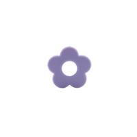 China Flower Holes Silicone Teething Bead 4.5cm For DIY Pacifier Clip Chew Necklace for sale