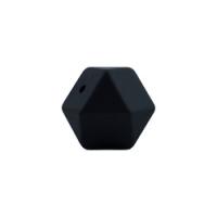 China 17mm Hexagon Silicone Teething Bead Eco Friendly Safety Chewable For Baby Teething for sale