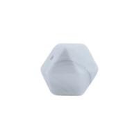 China 17mm Hexagon Silicone Teething Bead Eco Friendly Safety Chewable For Baby Teething for sale