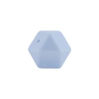 China 17mm Hexagon Silicone Teething Bead Eco Friendly Safety Chewable For Baby Teething for sale