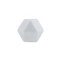 China 17mm Hexagon Silicone Teething Bead Eco Friendly Safety Chewable For Baby Teething for sale