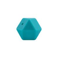 China 17mm Hexagon Silicone Teething Bead Eco Friendly Safety Chewable For Baby Teething for sale