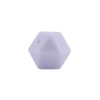 China 17mm Hexagon Silicone Teething Bead Eco Friendly Safety Chewable For Baby Teething for sale