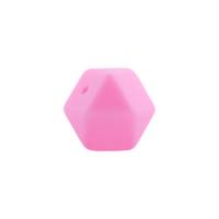 China 17mm Hexagon Silicone Teething Bead Eco Friendly Safety Chewable For Baby Teething for sale