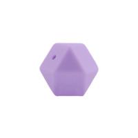 China 17mm Hexagon Silicone Teething Bead Eco Friendly Safety Chewable For Baby Teething for sale