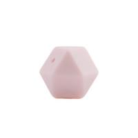 China 17mm Hexagon Silicone Teething Bead Eco Friendly Safety Chewable For Baby Teething for sale