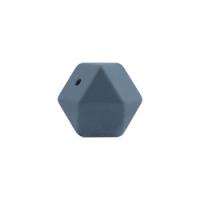 China 17mm Hexagon Silicone Teething Bead Eco Friendly Safety Chewable For Baby Teething for sale