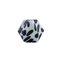 China 17mm Hexagon Silicone Teething Bead Eco Friendly Safety Chewable For Baby Teething for sale