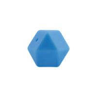 China 17mm Hexagon Silicone Teething Bead Eco Friendly Safety Chewable For Baby Teething for sale