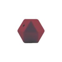 China 17mm Hexagon Silicone Teething Bead Eco Friendly Safety Chewable For Baby Teething for sale