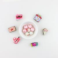 China Pink Jewelry Silicone Teething Bead Non Toxic For Baby DIY Gift for sale
