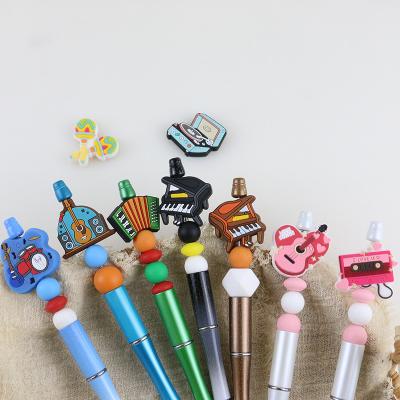 China Eco Friendly Silicone Personalised Teething Beads For Keychains Bracelet for sale