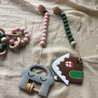 China Customized Silicone Teething Bead Bracelet For Infant Baby Kids Playing for sale