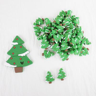 China Mini Food Grade Christmas Silicone Beads For DIY Pacifier Chain Necklace for sale
