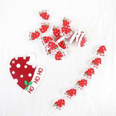 China Christmas Hat Silicone Teething Bead Chewable BPA Free For Infant Baby for sale
