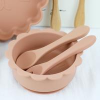 China 5 Pcs Non Slip Baby Feeding Silicone Set Waterproof BPA Free For Children for sale