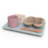 China Multi Functional Silicone Tableware Set Unbreakable For Children Toddlers for sale