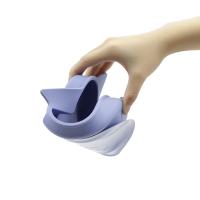 China Owl Shape Silicone Baby Suction Plate Non Toxic BPA Free With Pantone Color for sale