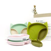 China Eco Friendly Baby Silicone Suction Plate Silicone Dinnerware Set For Toddler Feeding for sale