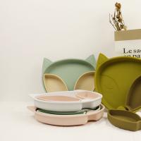 China Eco Friendly Baby Silicone Suction Plate Silicone Dinnerware Set For Toddler Feeding for sale