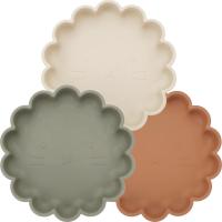 China Eco Friendly Suction Toddler Silicone Plates Soft For Baby Dinner OEM for sale