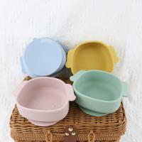 China Dog Pattern Silicone Bowl Set Soft Comfortable For Baby Kid for sale
