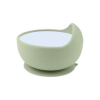 China Custom BPA Free Baby Food Bowl Set , Food Grade Suction Baby Silicone Bowl for sale