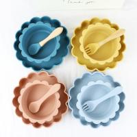 China Personalized Suction Silicone Bowl Set Waterproof Non Toxic BPA Free Material for sale