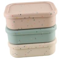 China 800ml 1200ml Collapsible Silicone Lunch Box For Outdoor Office Bento for sale