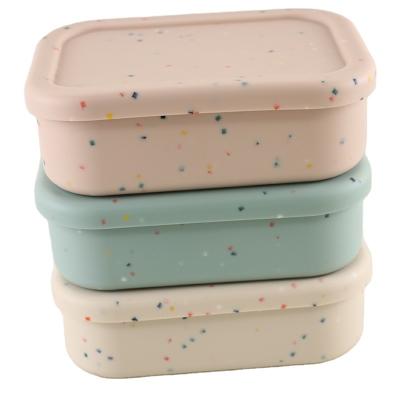 China 800ml 1200ml Collapsible Silicone Lunch Box For Outdoor Office Bento for sale