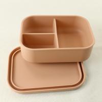 China 800ml 1200ml Collapsible Silicone Lunch Box For Outdoor Office Bento for sale