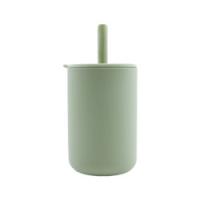 China Multiple Color Silicone Kids Cup Round Shape BPA Free Spill Proof For Infant for sale