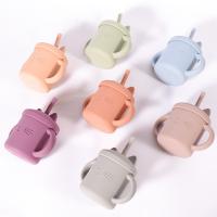 China Food Grade Toddler Silicone Cup Eco Friendly Cat Kitten Animal Style for sale