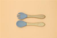 China Food Grade Silicone Baby Feeding Spoon Sustainable With Customize Logo for sale