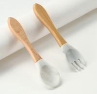 China Food Grade Silicone Baby Feeding Spoon Sustainable With Customize Logo for sale