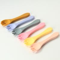 China OEM ODM Silicone Forks And Spoons Sustainable For Baby Feeding for sale