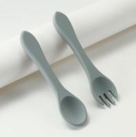 China OEM ODM Silicone Forks And Spoons Sustainable For Baby Feeding for sale